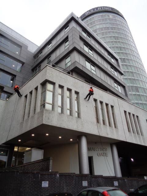 Rope Access Hi-Rise Building Inspection & Surveys - Birmingham