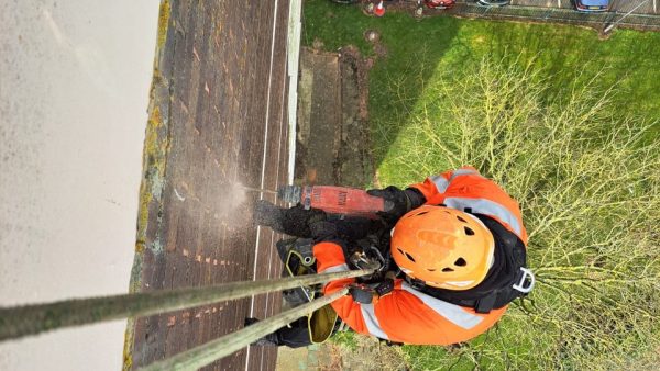 High Rise Wall Tie Survey using Rope Access - Complete Access